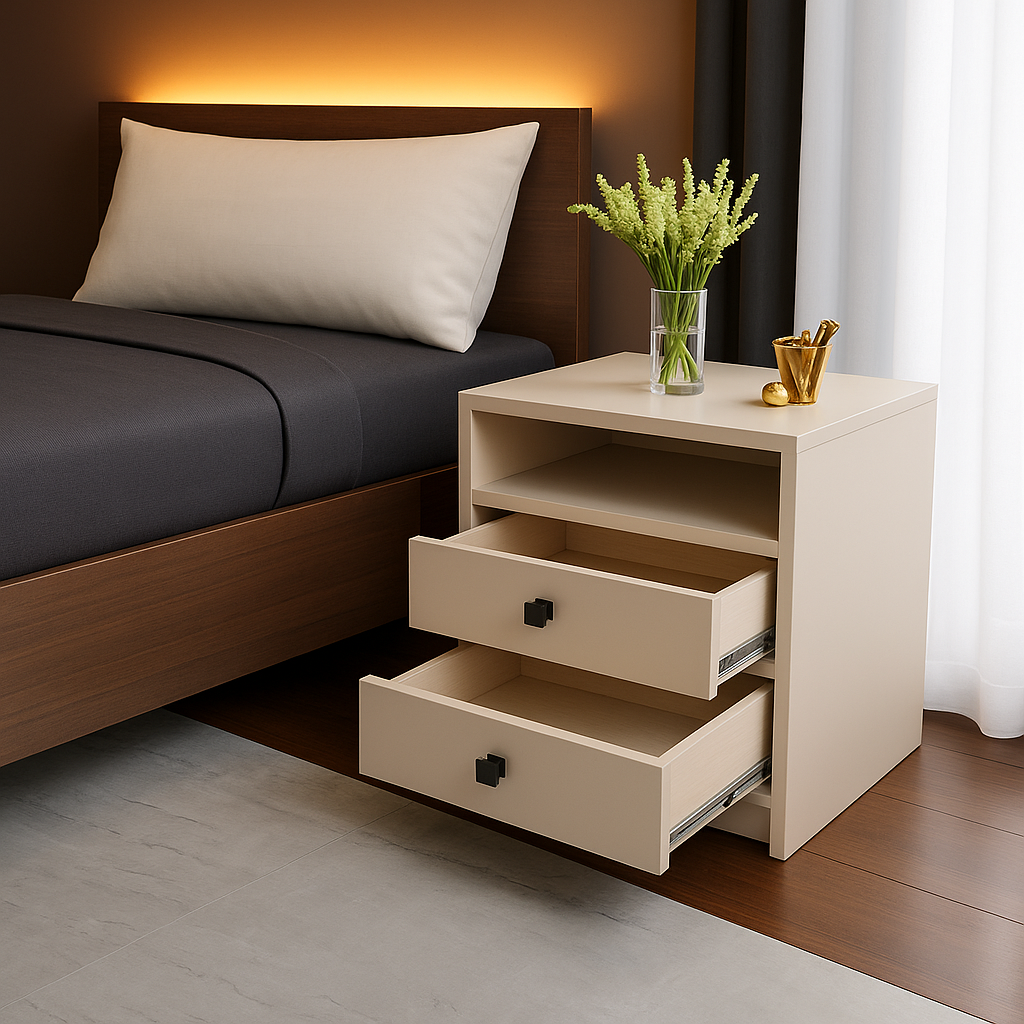 Side Table with a Drawer | Teak and Traditions